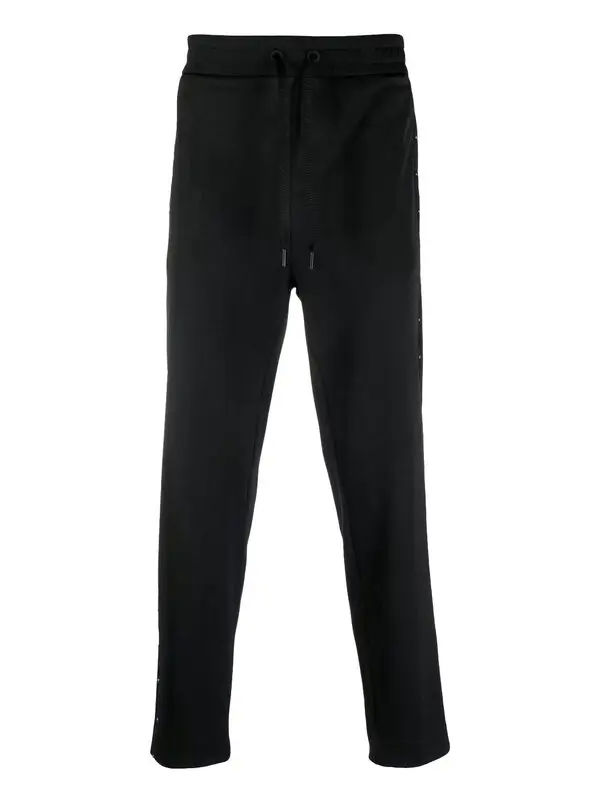 Moncler Studded Drawstring Track Pants - Black