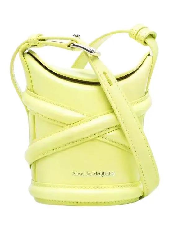 Alexander McQueen The Curve Micro Cross Body Bag - Green