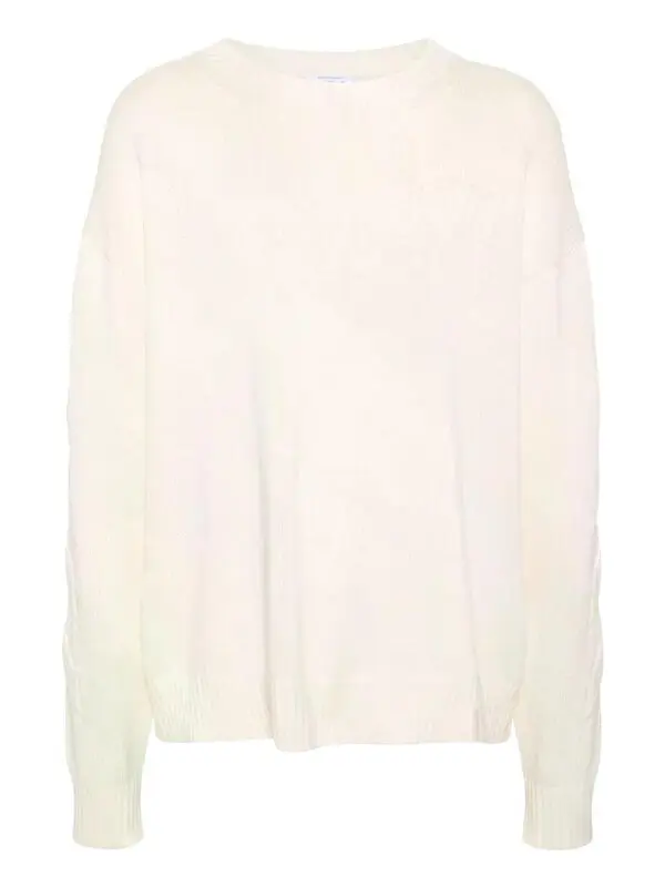 Off-White Crew-neck Diagonal-stripe Jumper - Neutrals