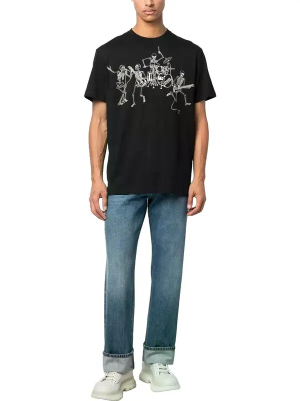 Alexander McQueen Turn-up Cuff Straight-leg Jeans - Blue