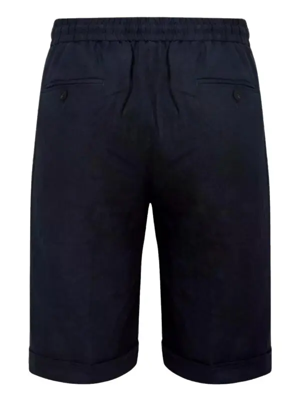GRAN SASSO Linen Shorts - Blue