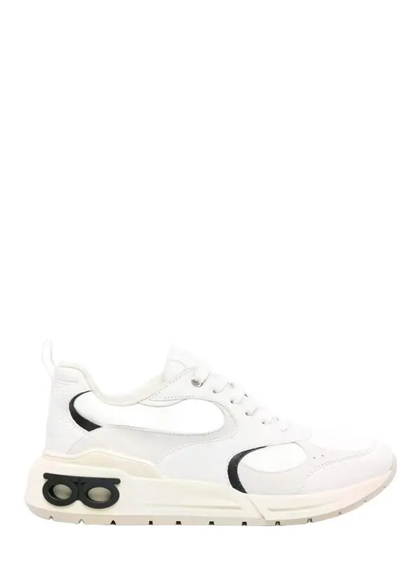 FERRAGAMO Gancini Low-top Sneakers - Neutrals