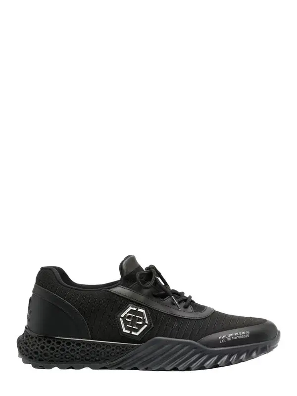 Philipp Plein Hexagon Low-top Runner Trainers - Black