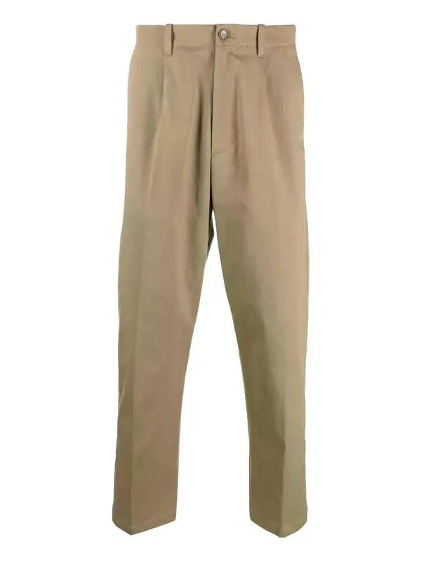 Etro Logo Straight-leg Trousers - Brown