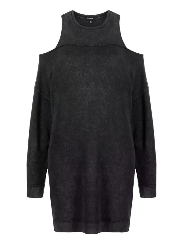 R13 Cold-shoulder Dress - Black