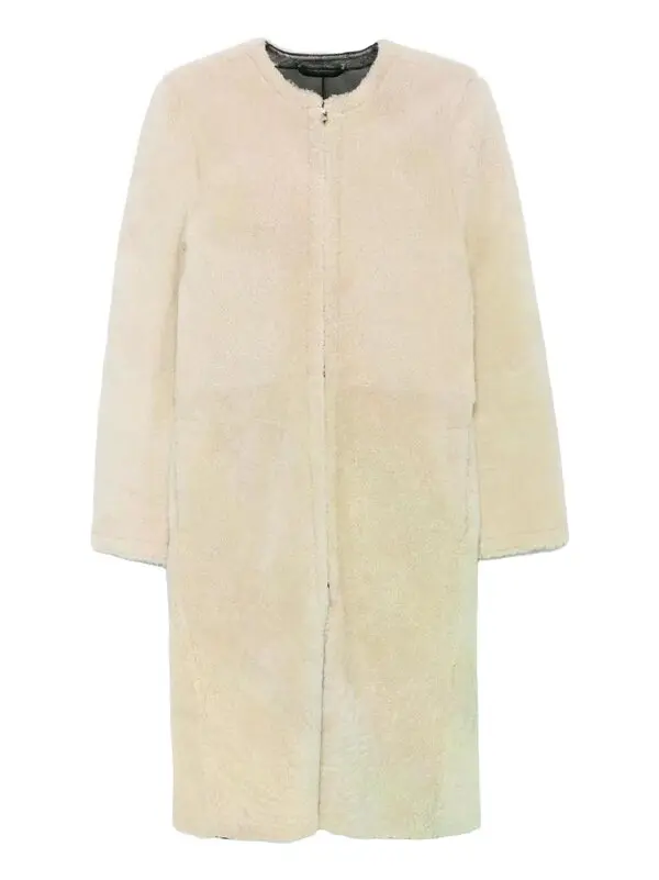 TOTEME Shearling Coat - Neutrals