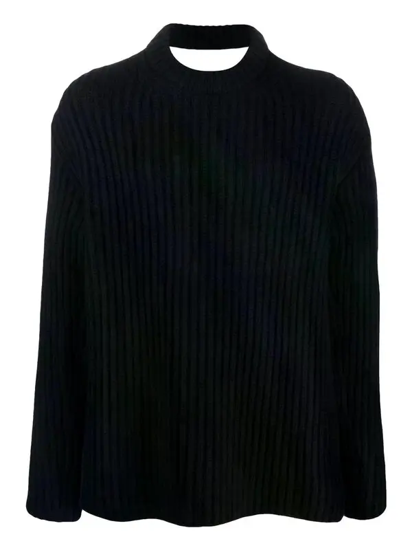 BOTTER Cut-out Detail Merino Jumper - Blue