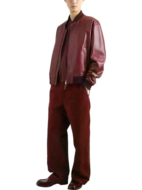 Dolce & Gabbana Zip-up Bomber Jacket - Red