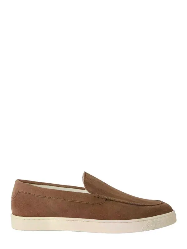 Brunello Cucinelli Suede Loafers - Brown
