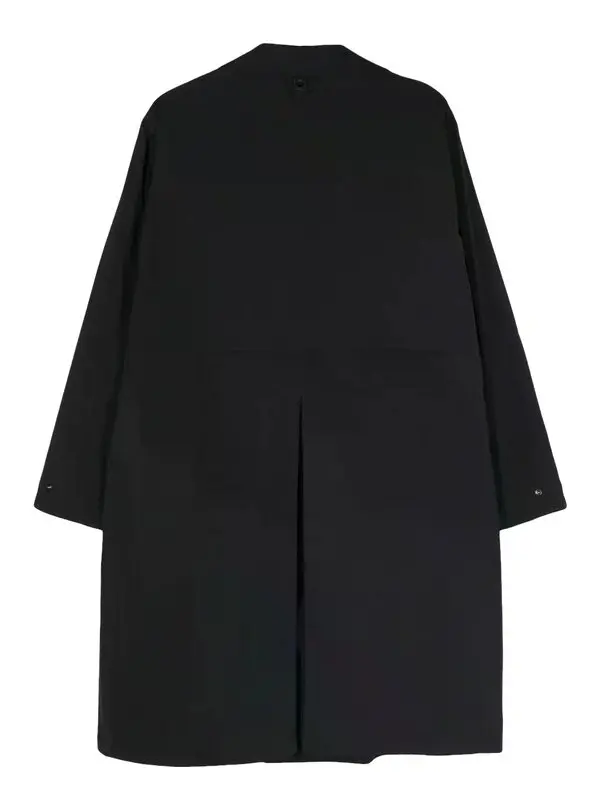 WHITE MOUNTAINEERING Double-breasted Taffeta Coat - Black