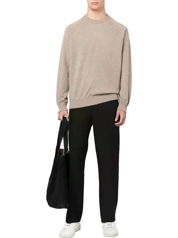 DRUMOHR Crew-neck Cashmere Jumper - Neutrals