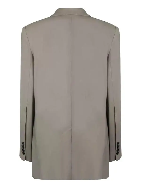 AMI Paris Double-breasted Blazer - Neutrals