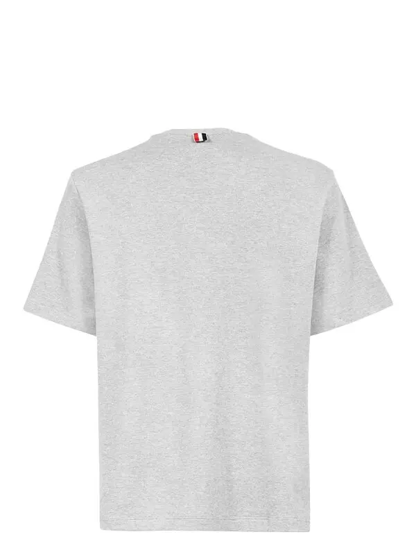 Thom Browne Patch-pocket T-shirt - Grey