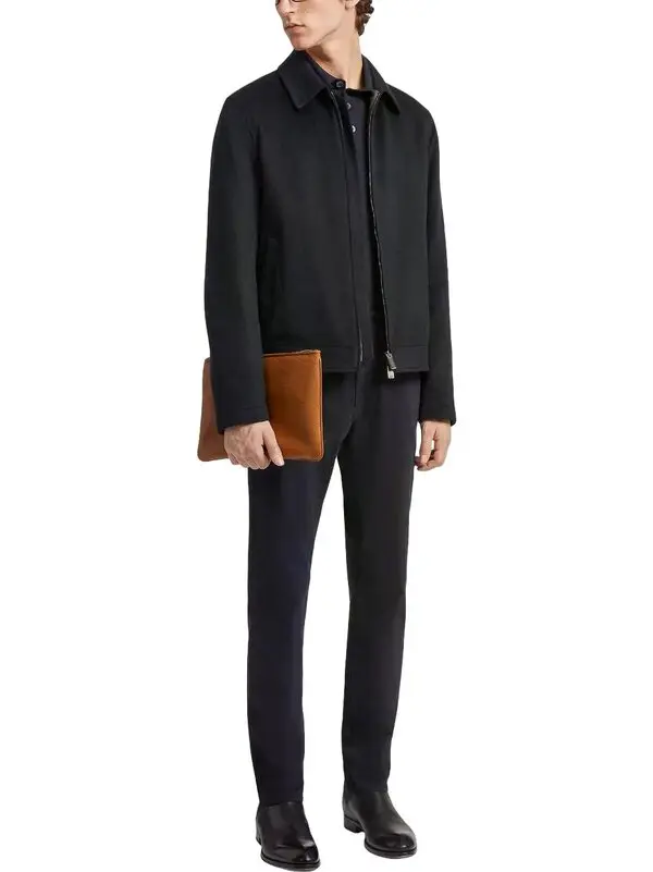 Zegna Oasi Zipped-up Overjacket - Blue