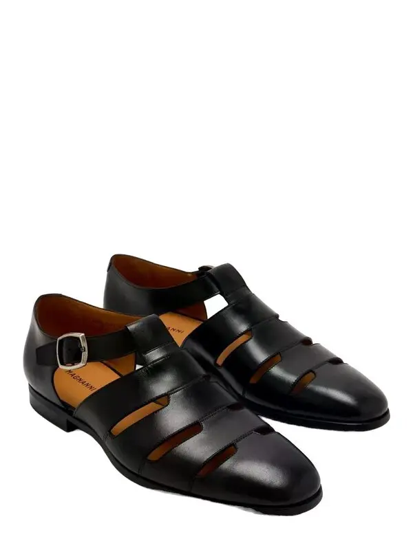 Magnanni Leather Sandals - Black