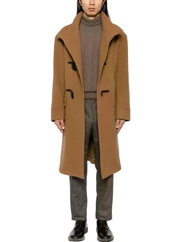Tagliatore Tapered Wool Blend Trousers - Brown