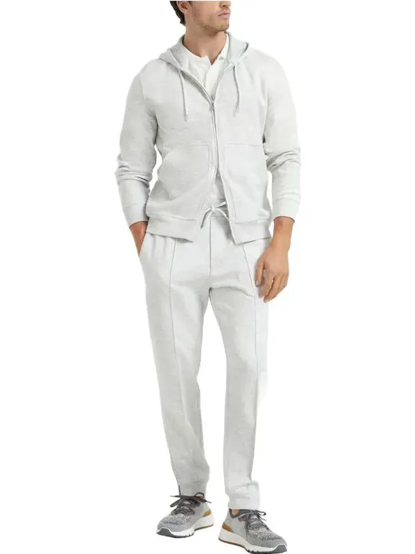 Brunello Cucinelli Drawstring Track Pants - Grey