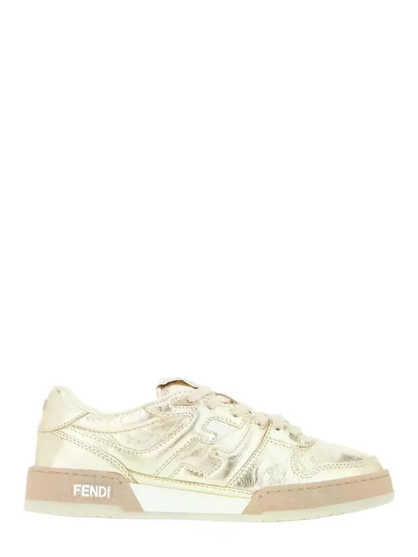 Fendi Match Sneakers - Gold
