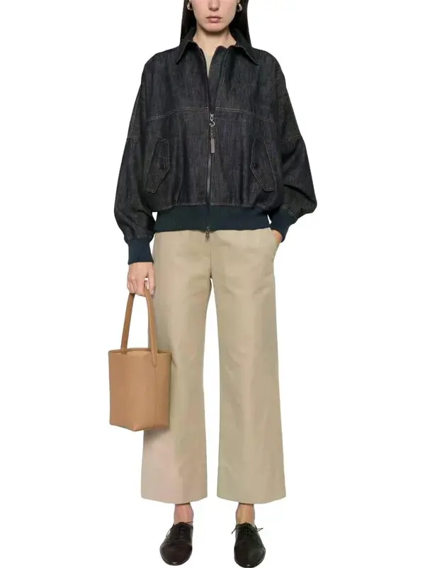 Brunello Cucinelli Twill-weave Trousers - Neutrals