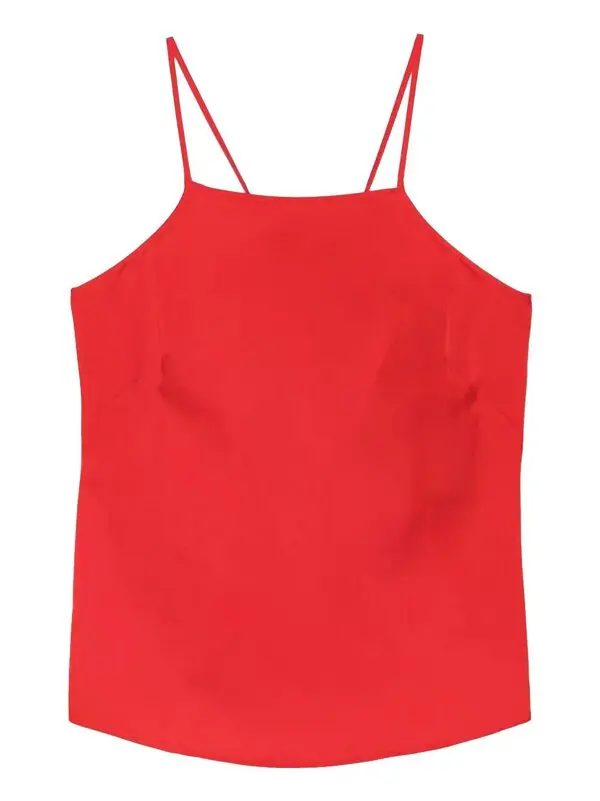 TWINSET Square Neck Tank Top - Red