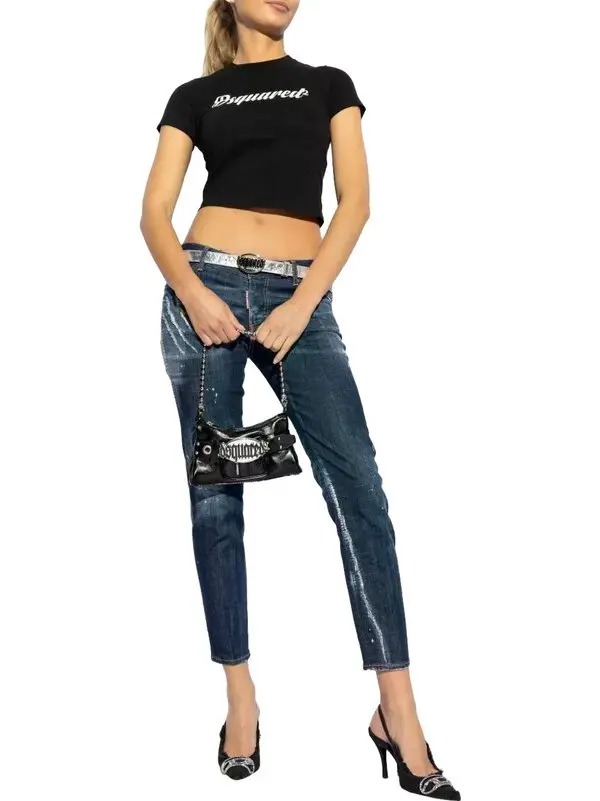 Dsquared2 Logo-patch Cotton Jeans - Blue