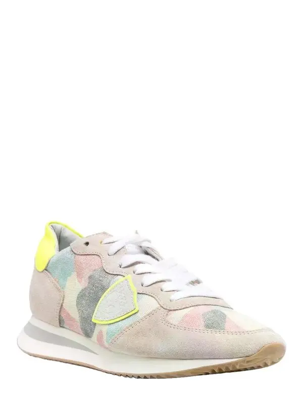 Philippe Model Trpx Camouflage Print Sneakers - Neutrals