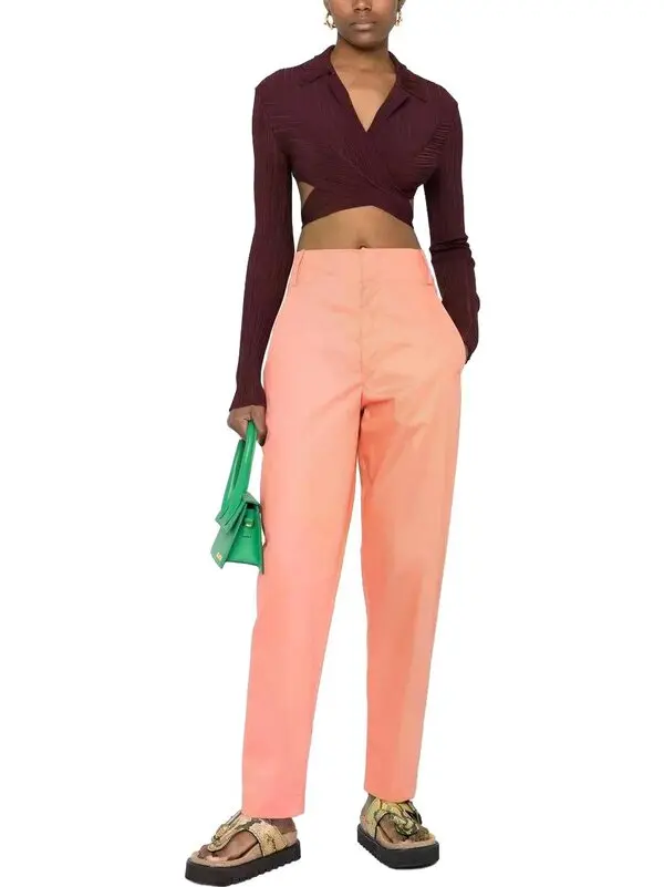 Isabel Marant Étoile Nestoe Cotton Trousers - Orange