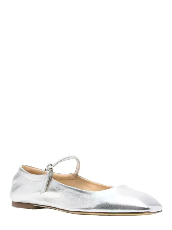 AeydĒ Aline Babies Metallic Ballerina Shoes - Silver