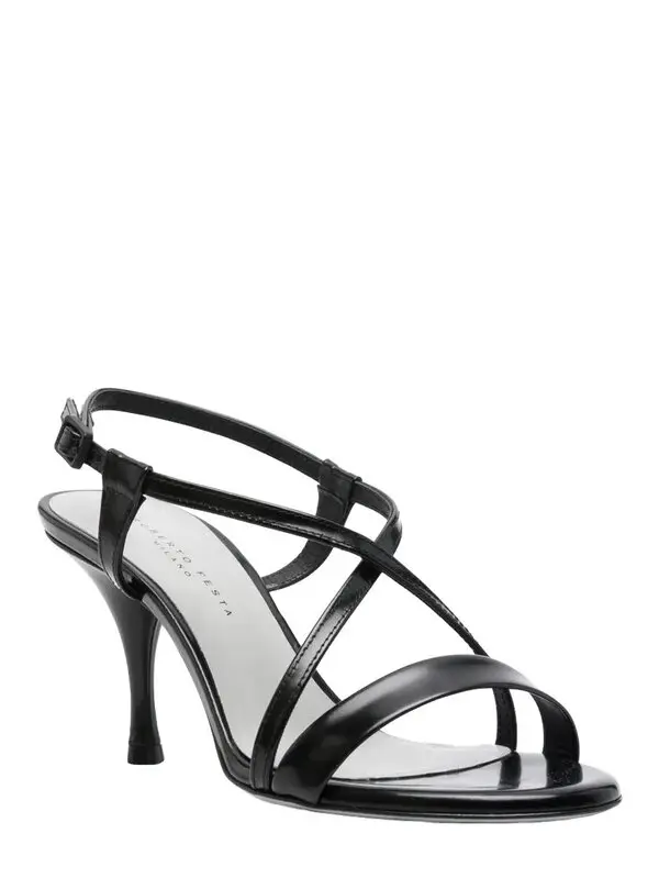 Roberto Festa 70mm Susan Sandals - Black