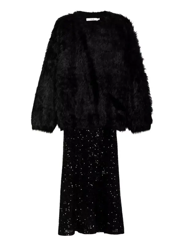 B+AB Sequin Dress Set - Black