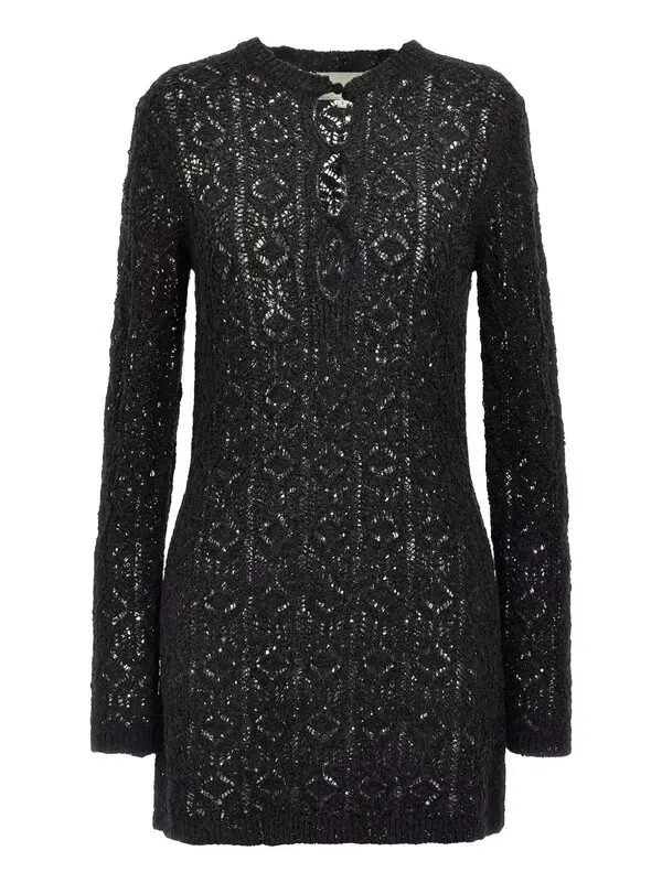 Loulou De Saison Evans Mini Dress - Black