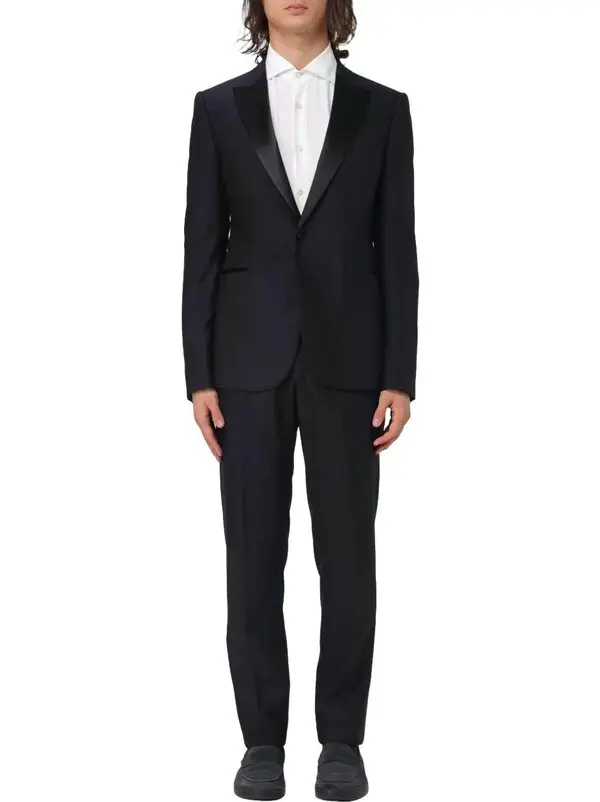 Emporio Armani Single-breasted Suit - Blue