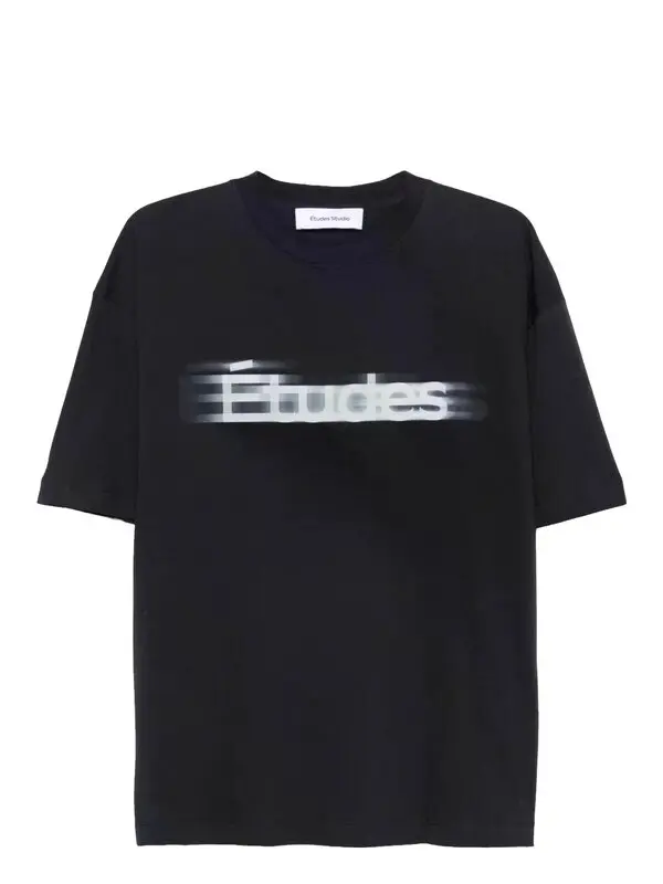 Études Studio Printed Crewneck T-shirt - Blue