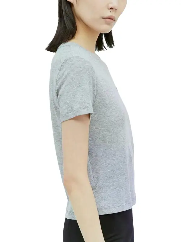Miu Miu Ribbed Jersey T-shirt - Grey