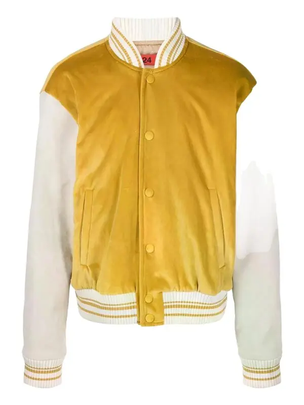 424 Two-tone Bomber Jacket - Yellow
