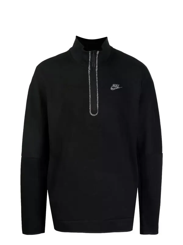 Nike Nsw Tech Fleece Half-zip Sweatshirt - Black
