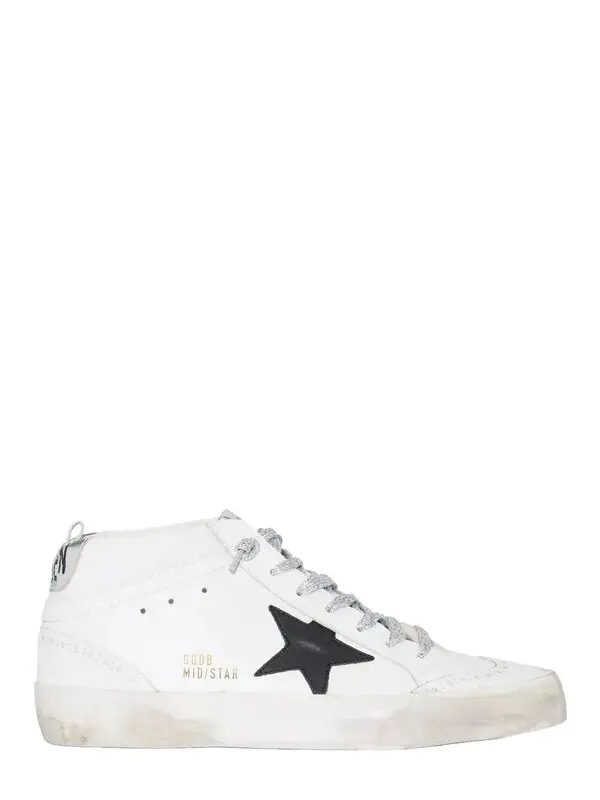 GOLDEN GOOSE Mid Star Sneakers - White