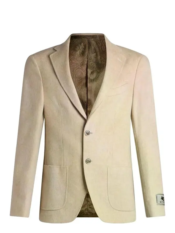 Etro Cashmere Blazer - Neutrals
