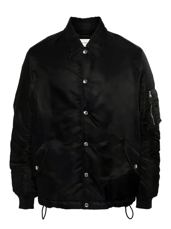 Alexander McQueen Padded Coach Jacket - Black