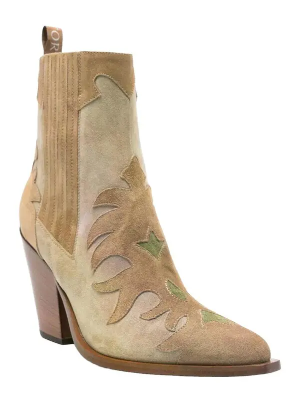 Sartore 80mm Western-style Ankle Boots - Neutrals