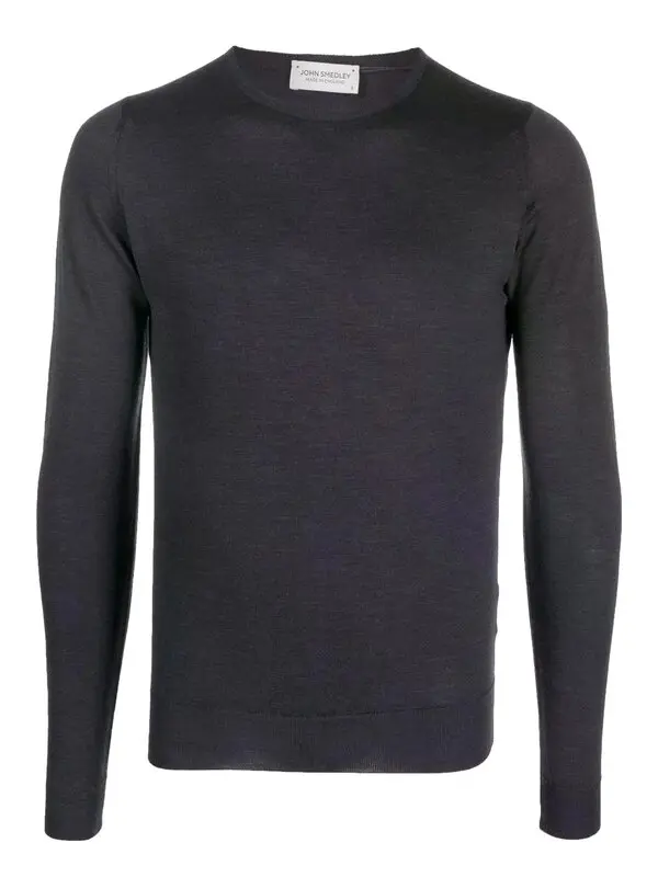 John Smedley Lundy Crew Neck Jumper - Grey