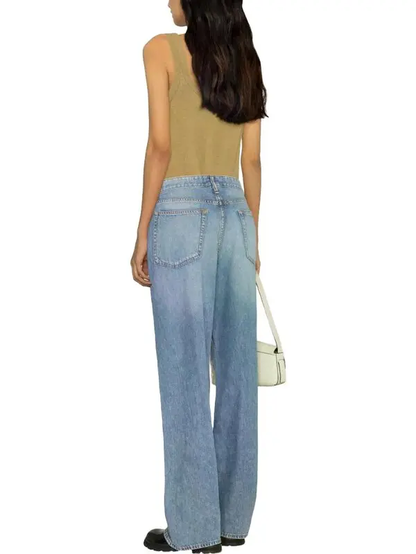 Rag & Bone Straight-leg Denim Trousers - Blue