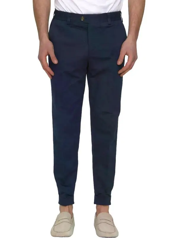 PT TORINO Pressed-crease Chinos - Blue