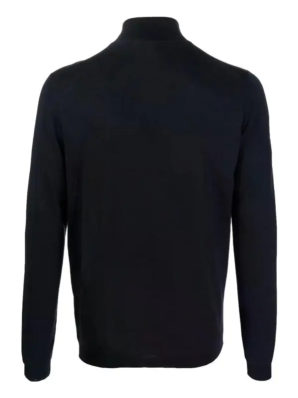 GOES BOTANICAL Fine-knit High-neck Jumper - Blue