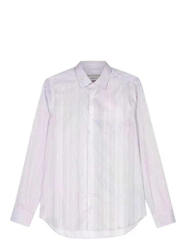 Canali Striped Shirt - Red