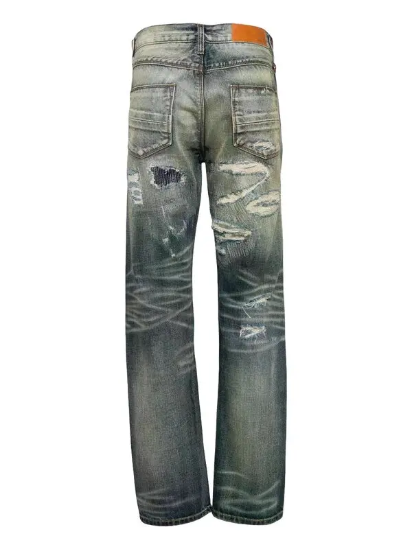 PRIVATE STOCK LABS The Malcolm Straight-leg Jeans - Blue