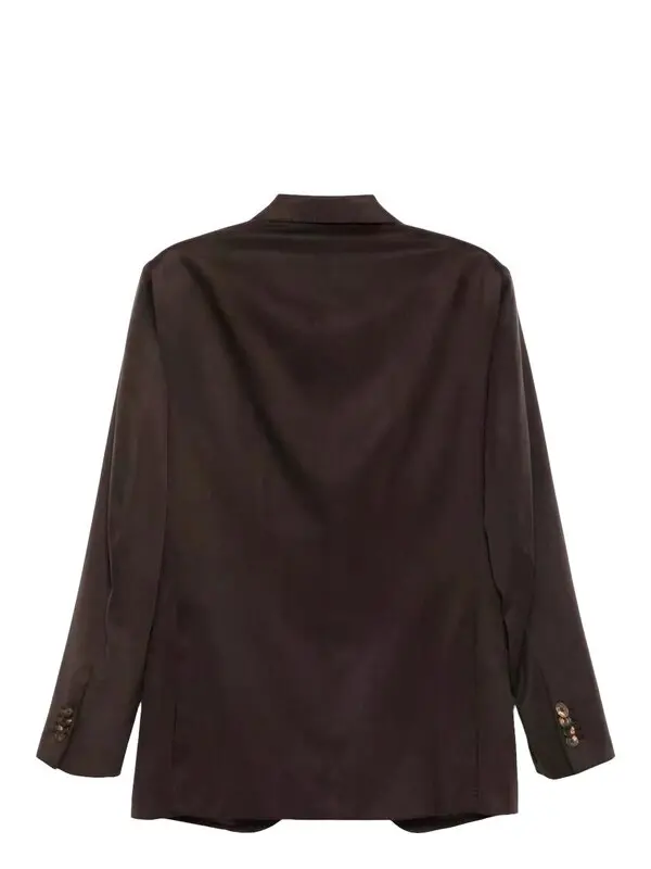 Caruso Single-breasted Suit - Brown