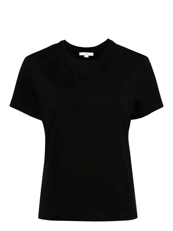 Vince Crew Neck Cotton T-shirt - Black