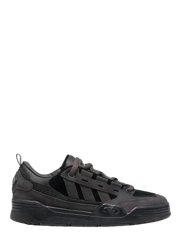 Adidas Panelled Suede Sneakers - Black