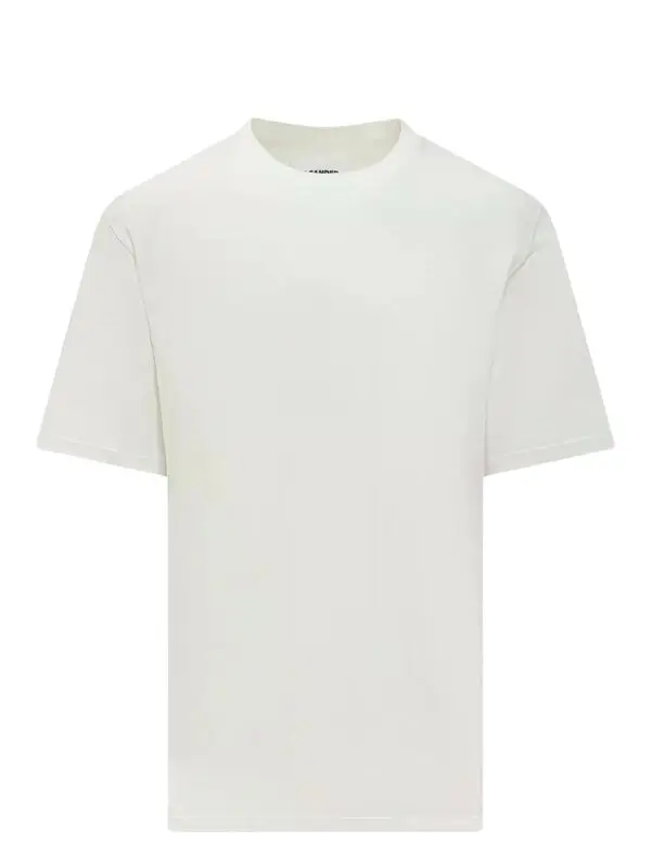 JIL SANDER Logo-print Cotton T-shirt - Neutrals